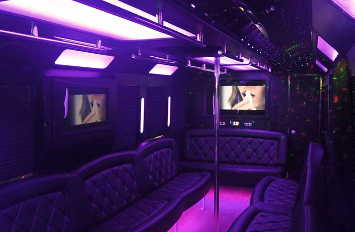 20-Passenger-Party-Bus-Interior – Blackhorse VIP Limousine Rental